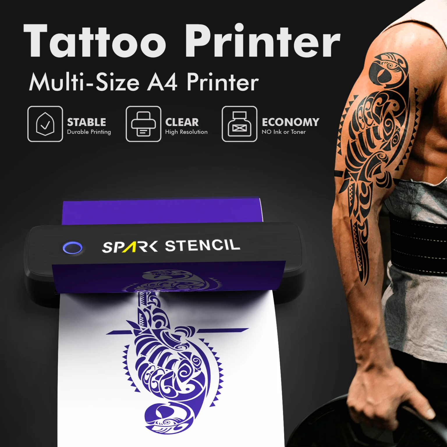 Spark Wireless Tattoo Transfer Stencil Printer